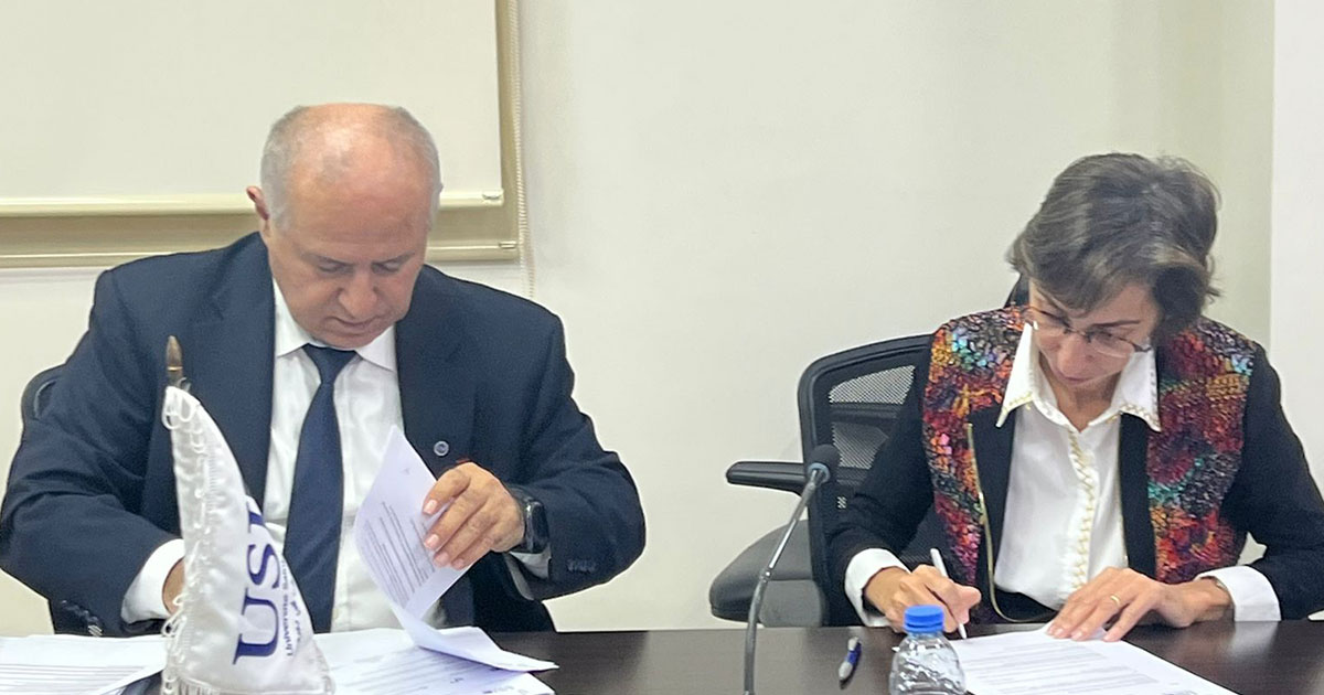 Signature of an MoU and an MoC between USJ-UPT and INCLUDE