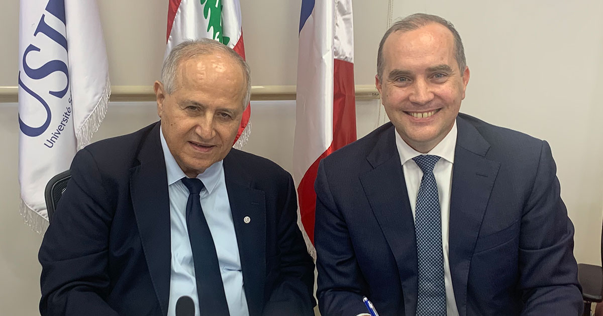 Protocole d’entente entre l’USJ et l’ESA Business School