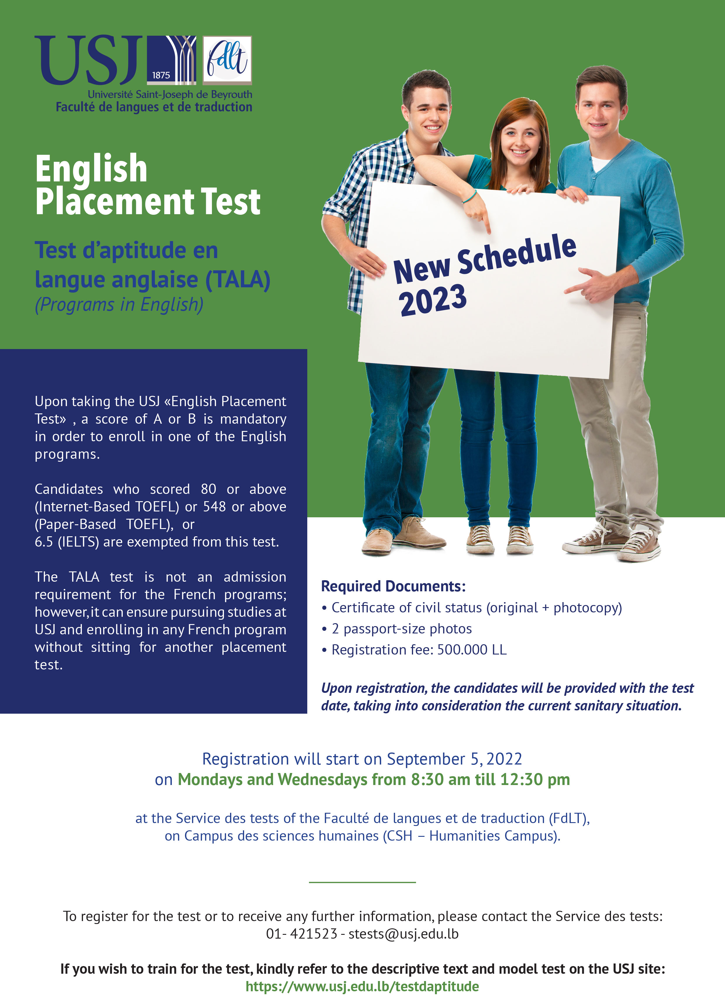 Site de l'Université Saint-Joseph de Beyrouth - USJ